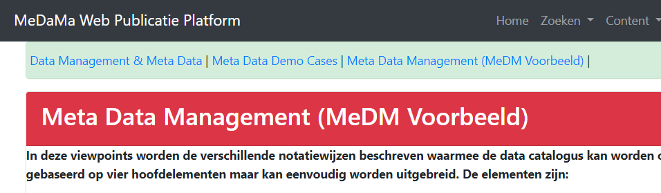 Informatie over Data