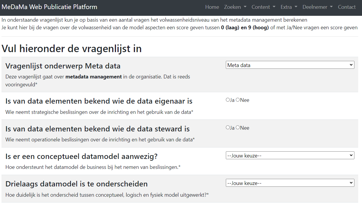 Informatie over Data